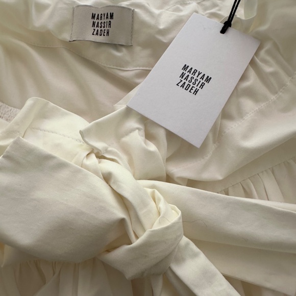 Maryam Nassir Zadeh | Skirts | Maryam Nassir Zadeh Mnz White Carlita ...